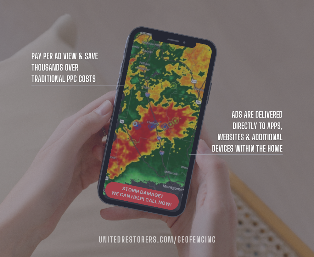 Geofencing Ad Example - United Restorers